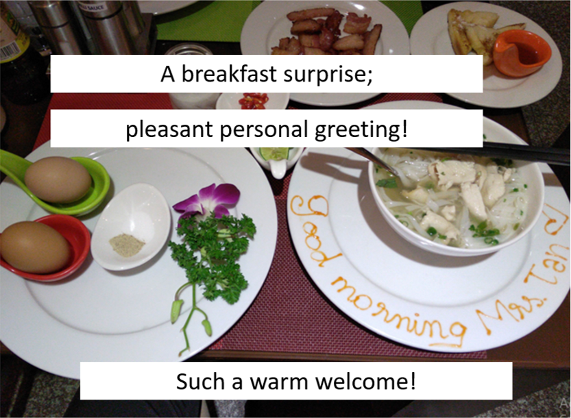 A pleasant breakfast surprise in Hanoi! – Chen Song Ping